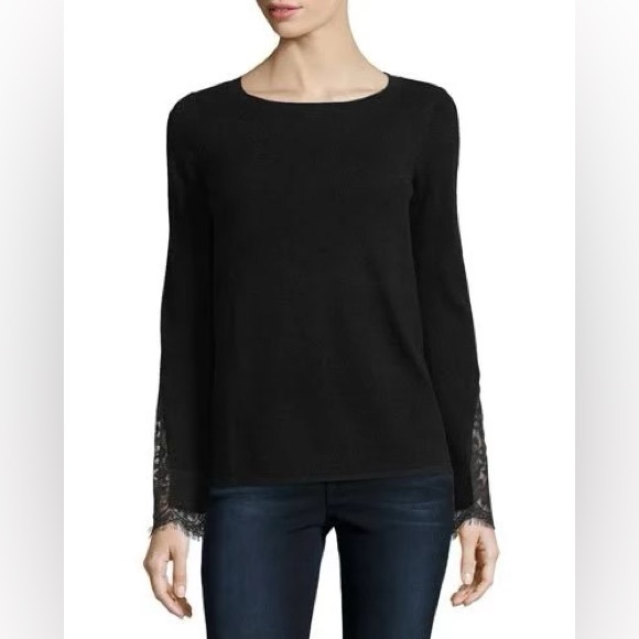 Neiman Marcus | Sweaters | Neiman Marcus Cashmere Collection Lacecuff ...
